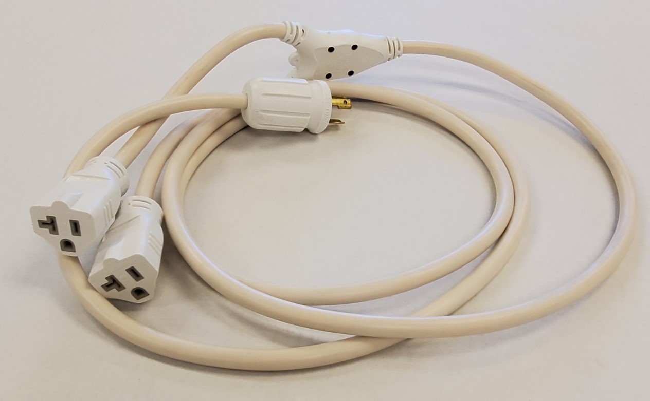 Y Power Cords for Split Power Connections
