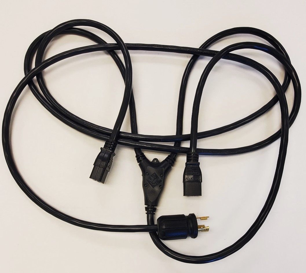 Y Power Cords for Split Power Connections
